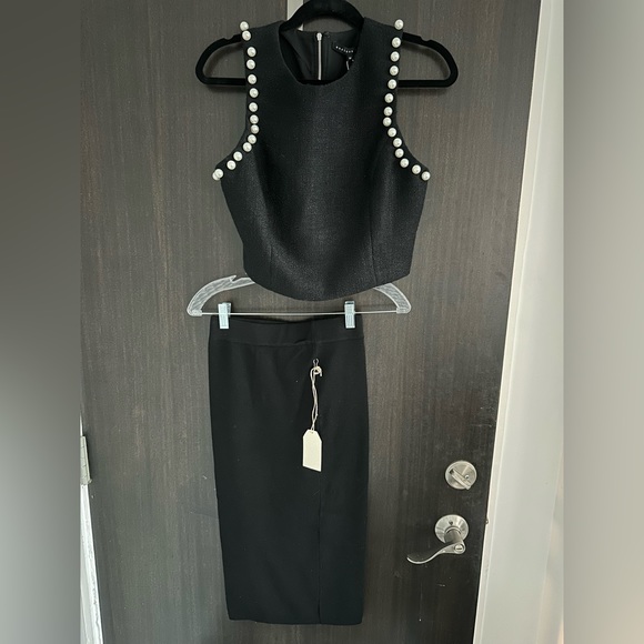 Vici | Skirts | Two Piece Black Skirt Set | Poshmark